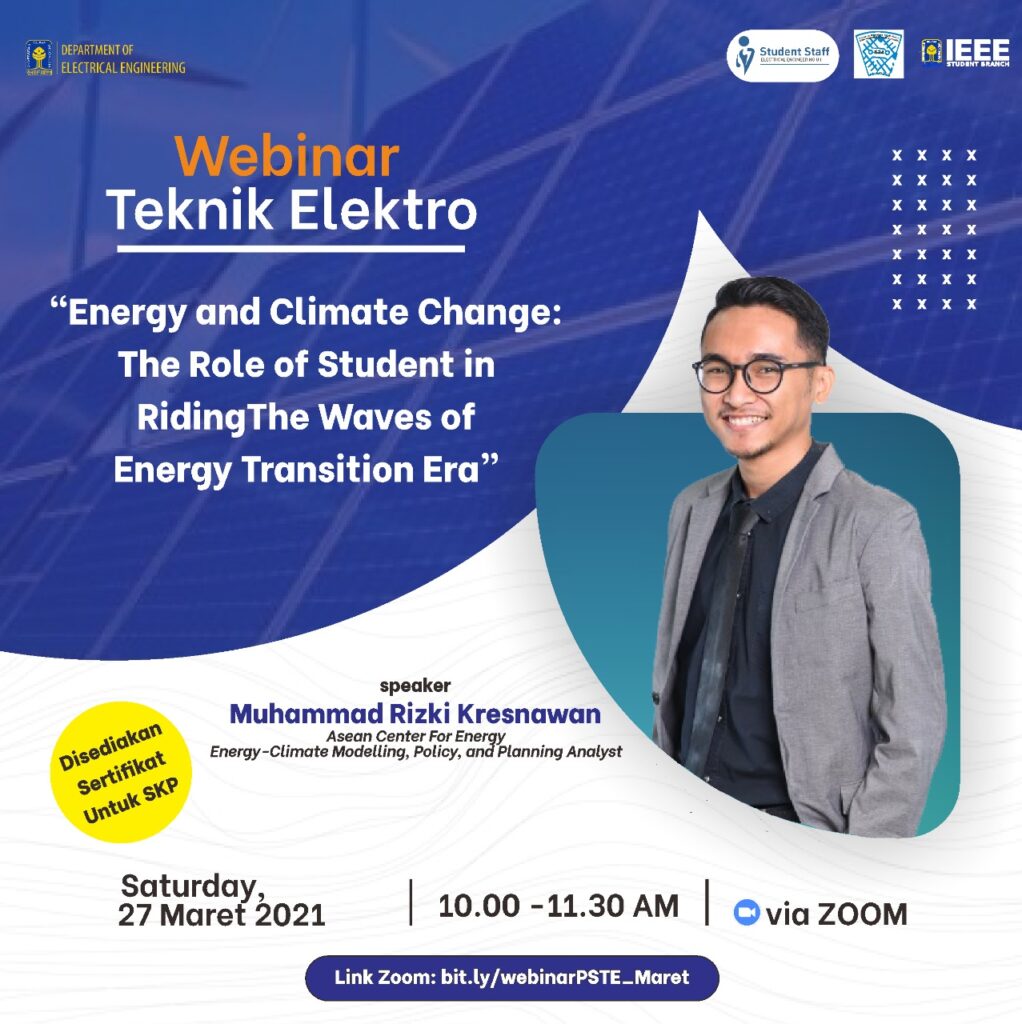 Seri webinar mahasiswa Teknik Elektro UII #2 : Energy and Climate ...
